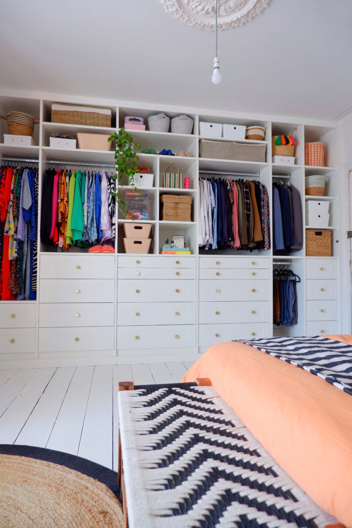 Open Wardrobe Organisation Ideas - That's so Gemma