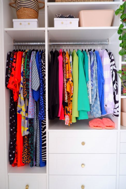 Open Wardrobe Organisation Ideas - That's so Gemma